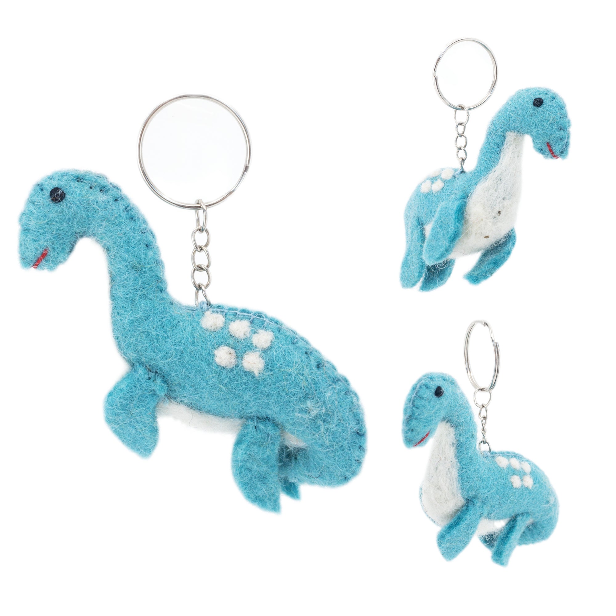 Best Felt Keychain - Dinosaur Plesiosaur | Ganapati Crafts Co.