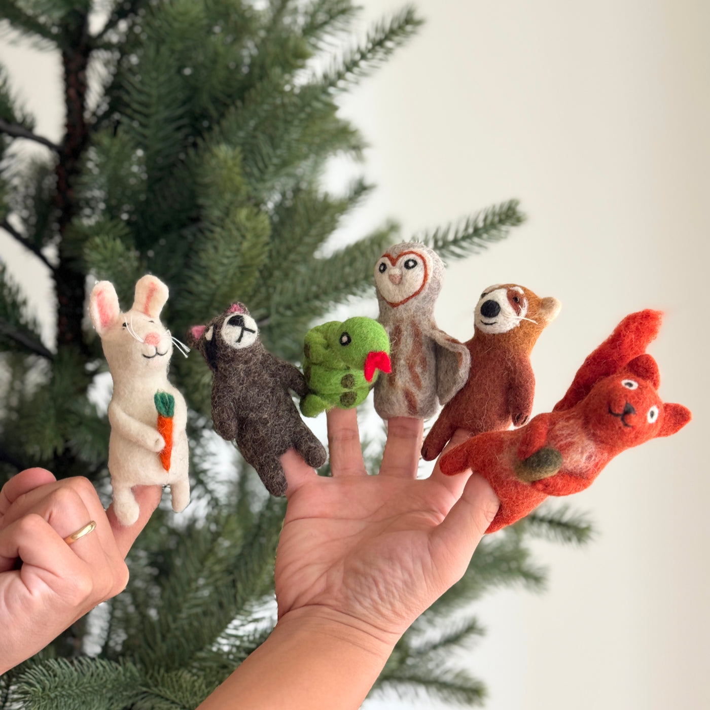 Assorted Forest Animal Finger Puppet - Set of 6 – Ganapati Crafts Co.