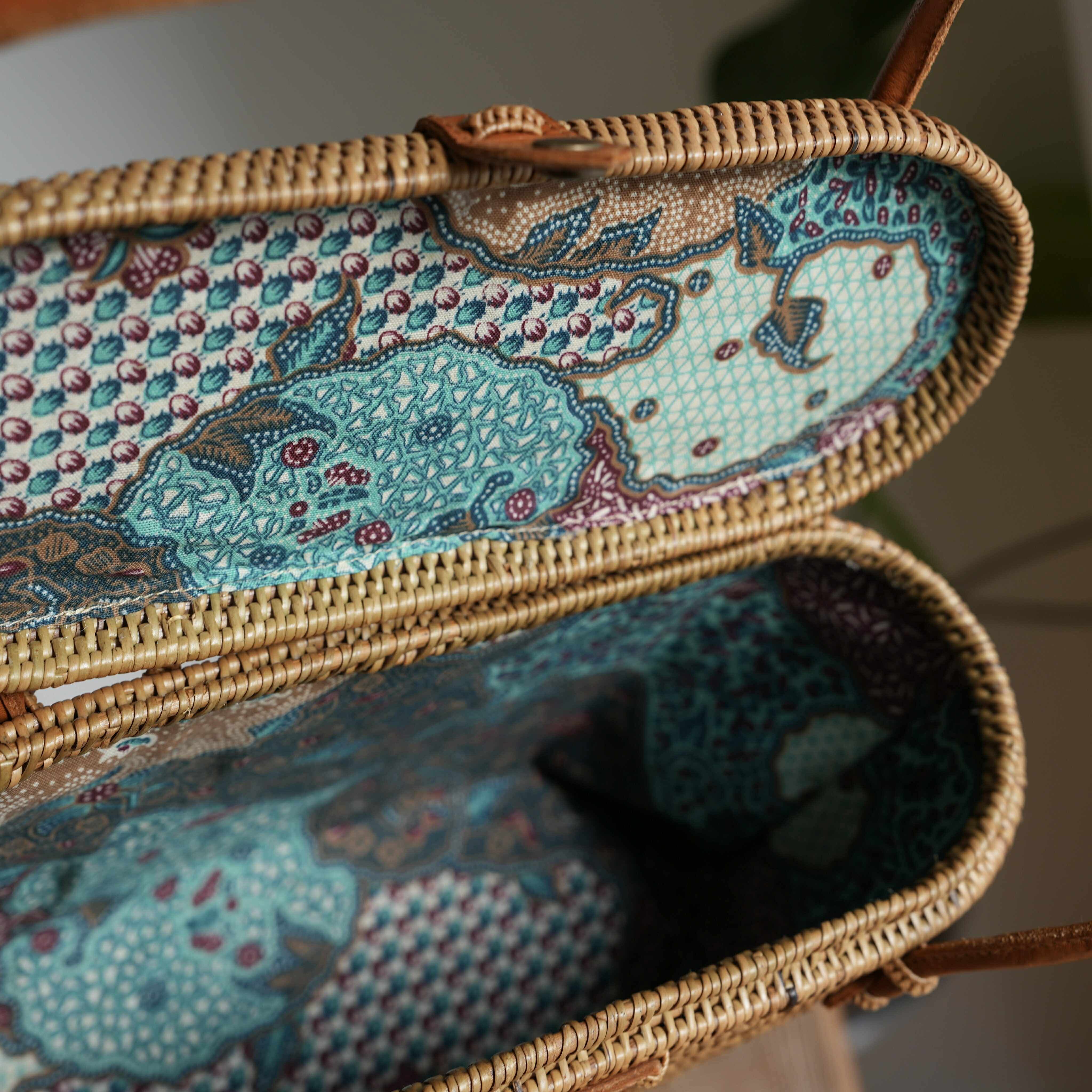 Best Bali Rattan Bag Tote Bag for Stylish Women - Ganapati Crafts Co.