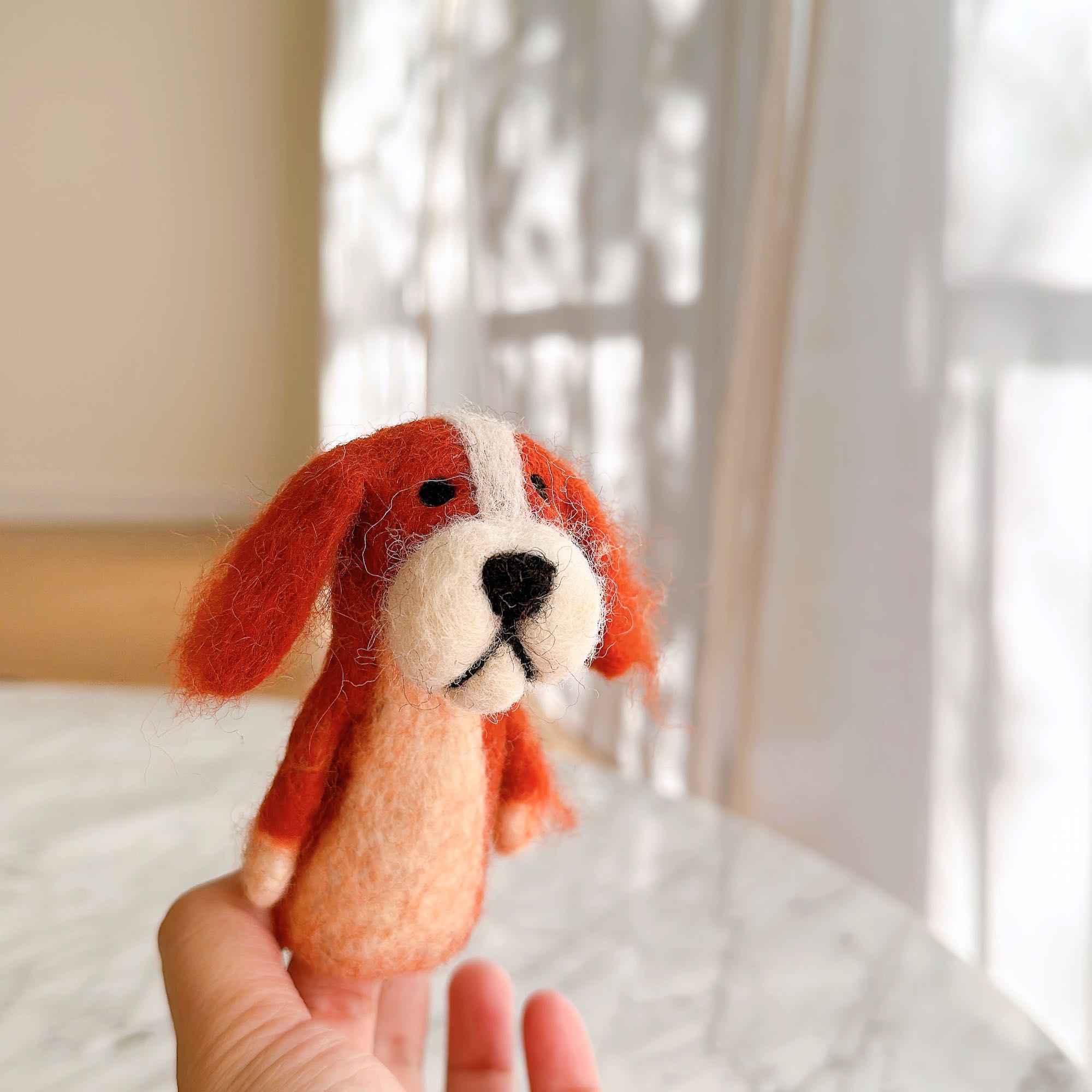 Cavalier King Charles Spaniel finger puppet | Gifts for dog lovers ...