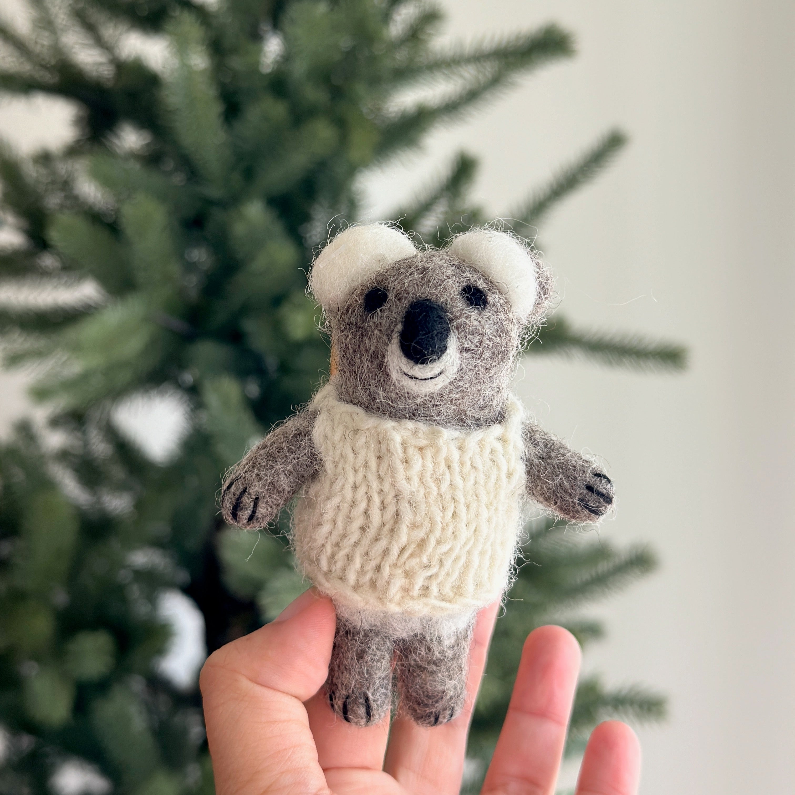 Felt Finger Puppet: Baby Koala – Ganapati Crafts Co.