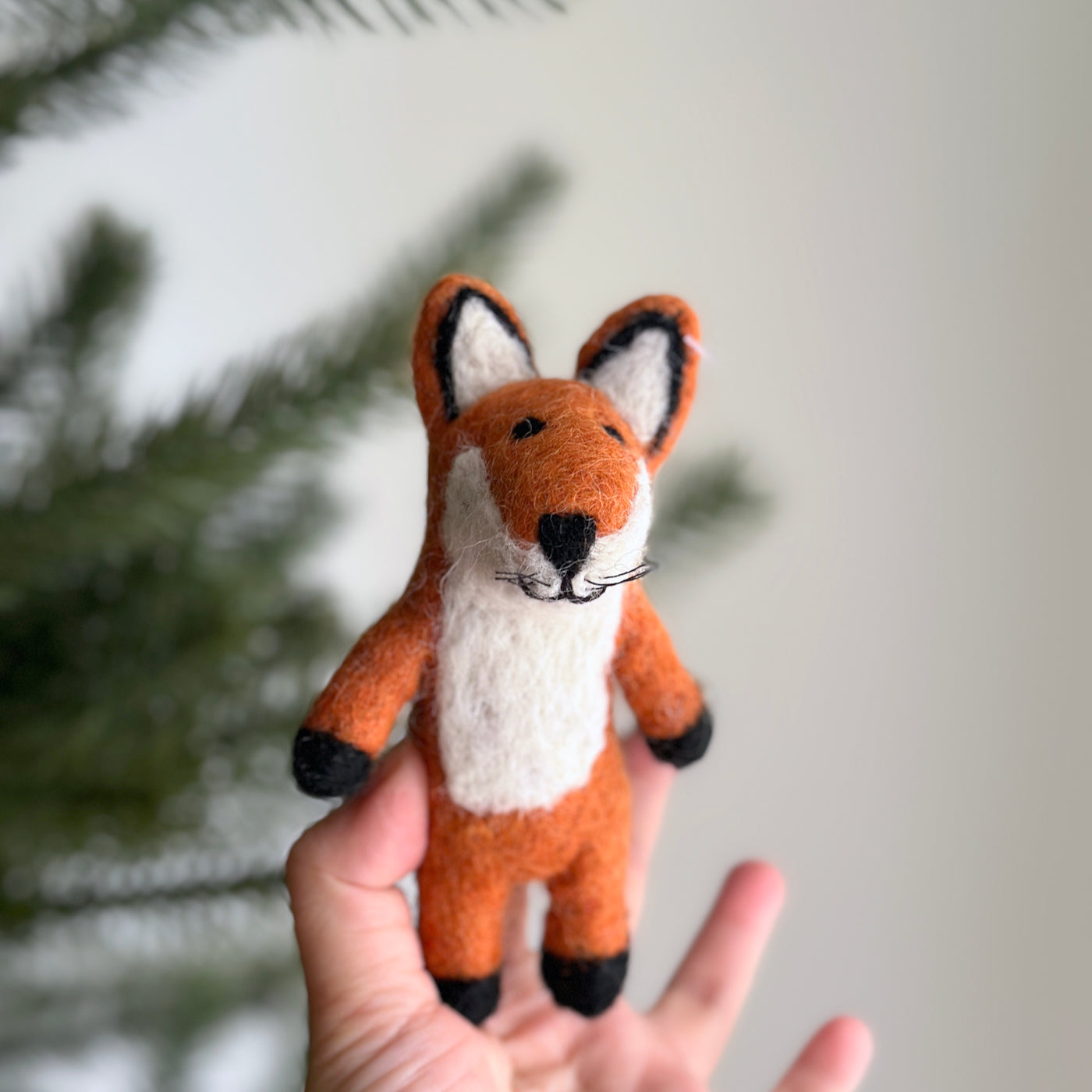 Red Fox Finger Puppet - Ganapati Crafts Co.